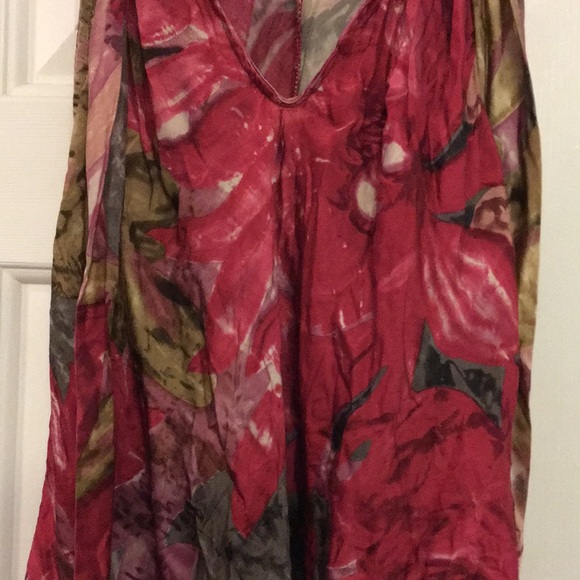 Cache | Tops | Vintage Cache Top 0 Silk Mixed Print | Poshmark